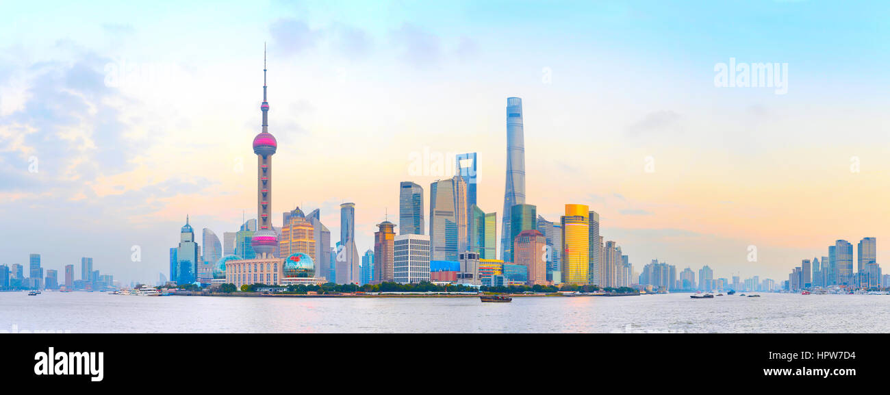 Shanghai panorama hi-res stock photography and images - Alamy