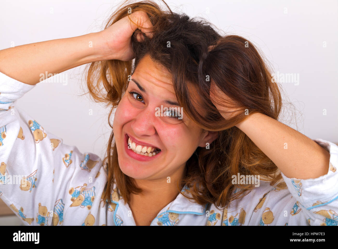 Picture of a beautiful young frustrated woman Stock Photo - Alamy
