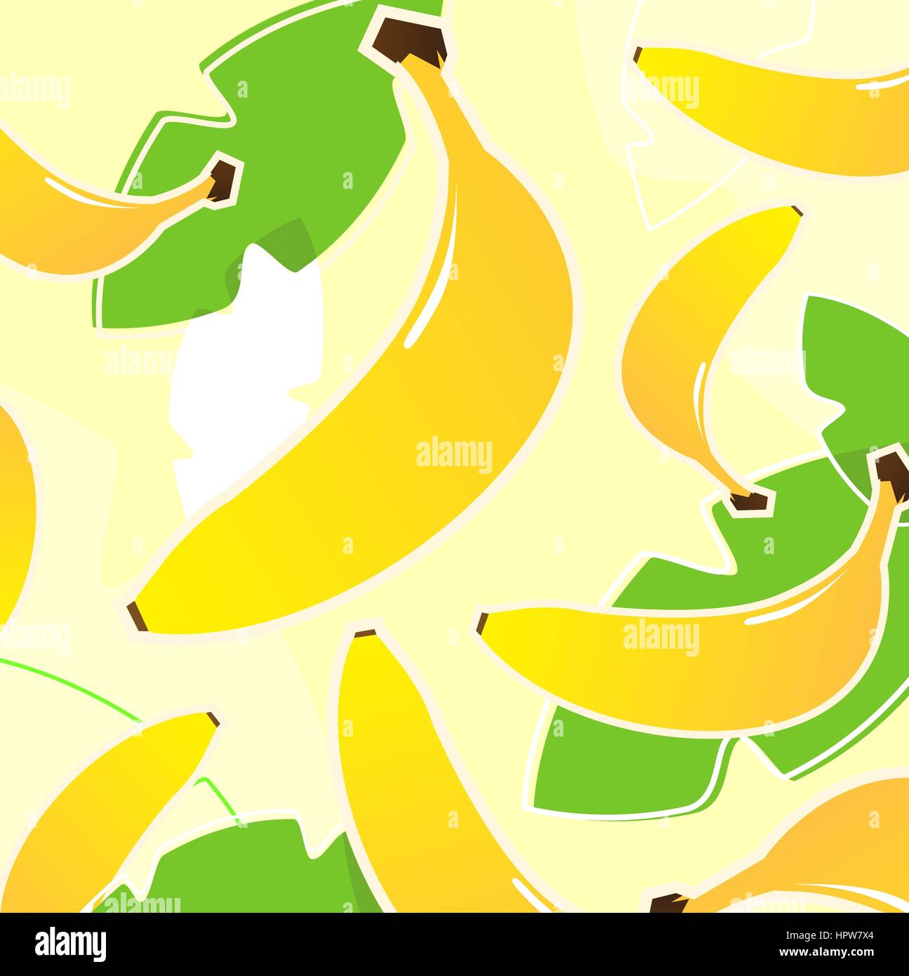 Stylized banana art hi-res stock photography and images - Alamy
