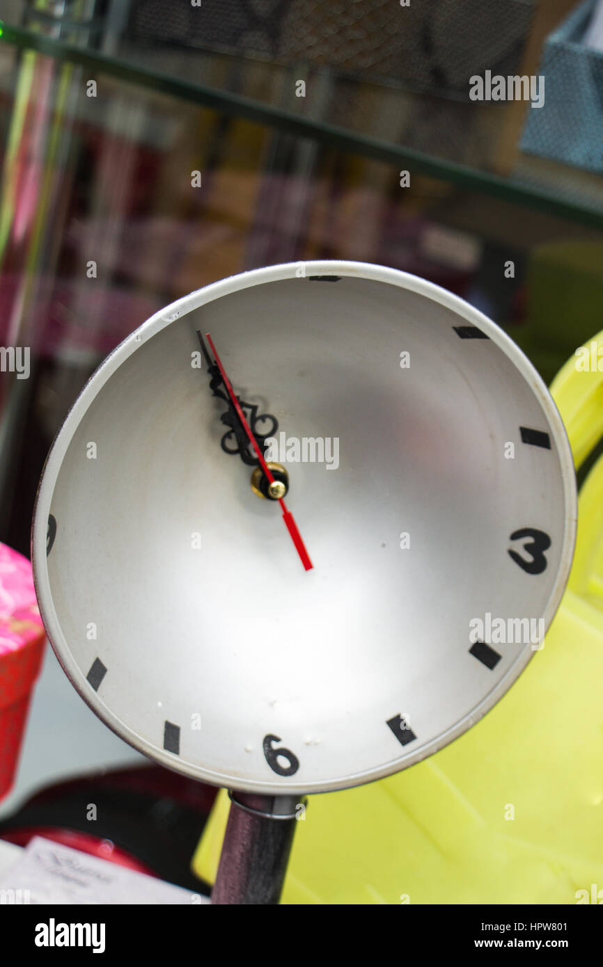 Decorative clock in a market place Stock Photo - Alamy
