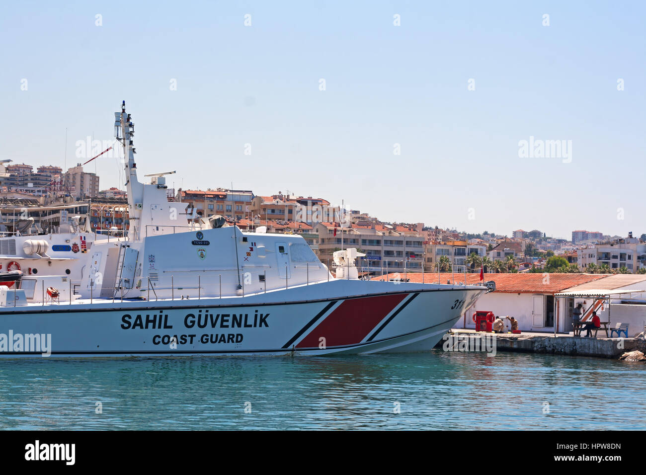 Turkish coast guard boat hi-res stock photography and images - Alamy