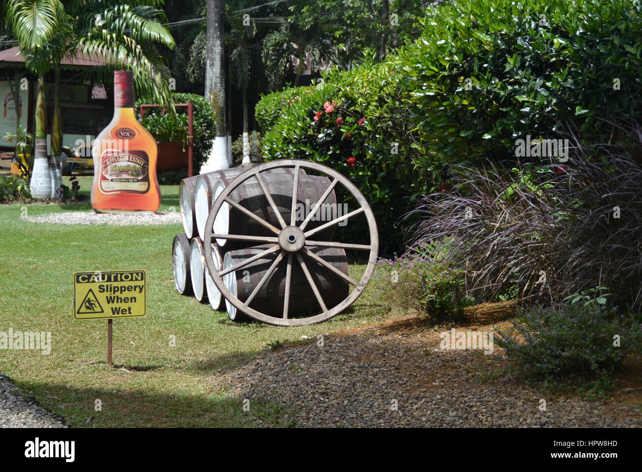 At rum factory Stock Photo - Alamy