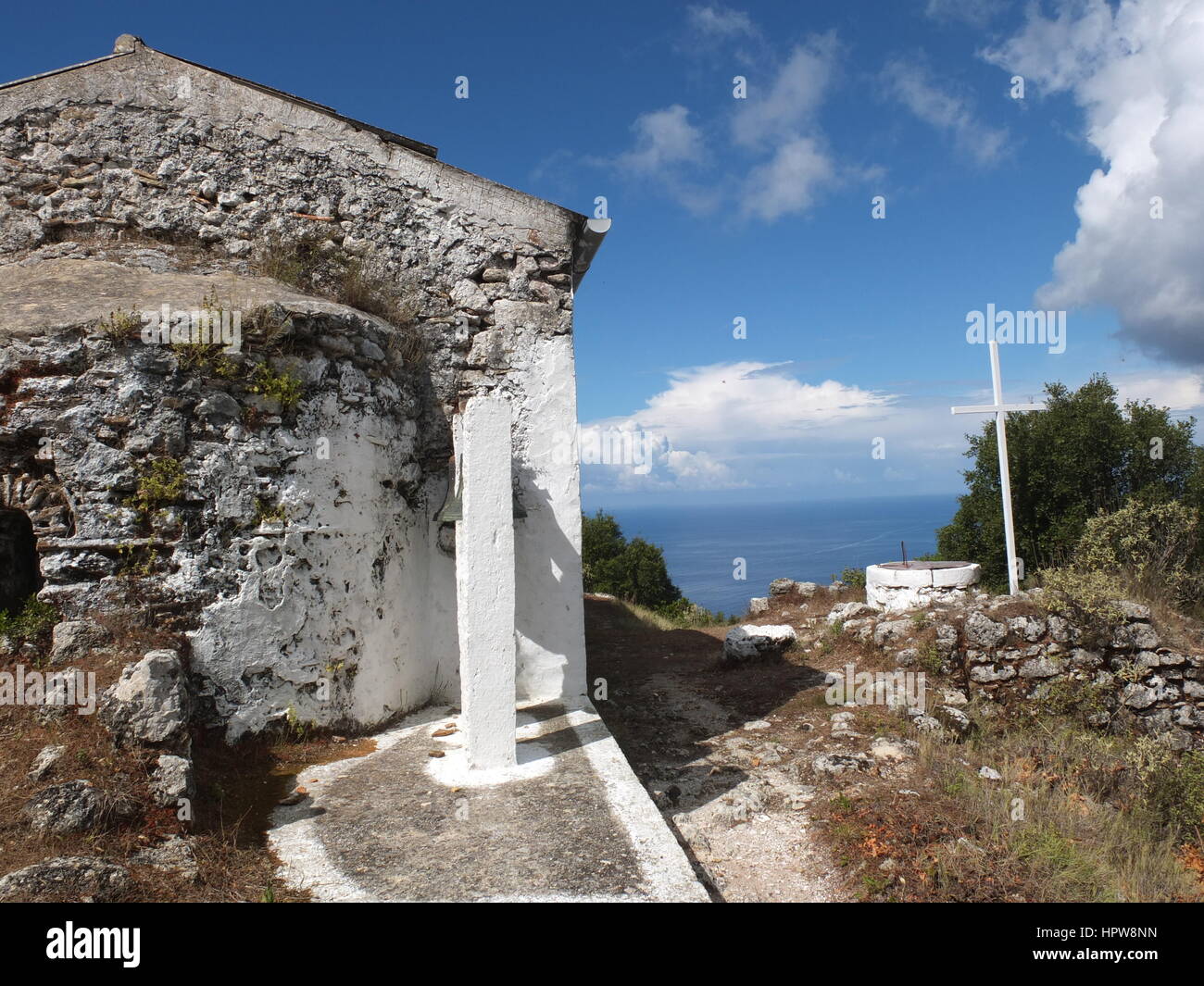 old salt pans near Lefkimmi, Corfu, Greece Stock Photo - Alamy