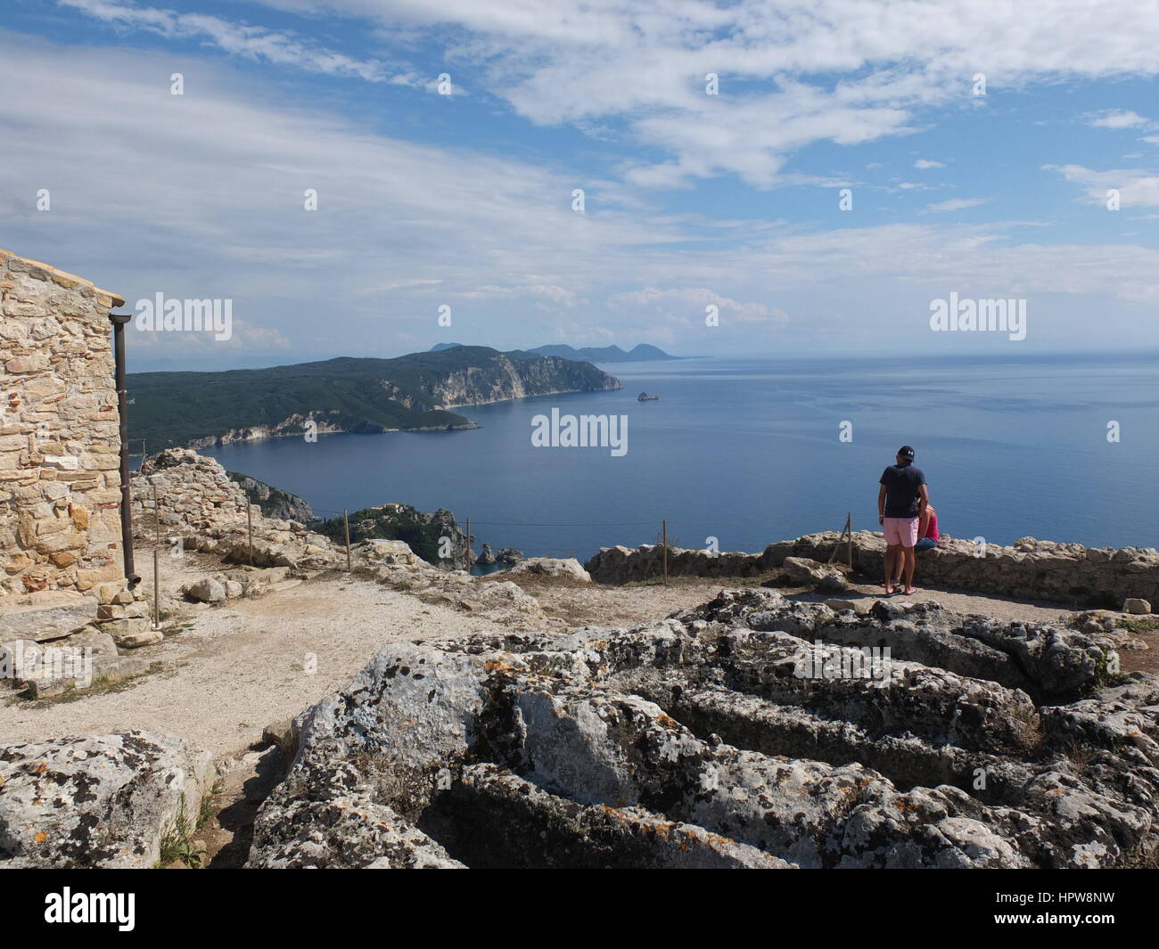 Angelokastro, Corfu, Greece Stock Photo - Alamy