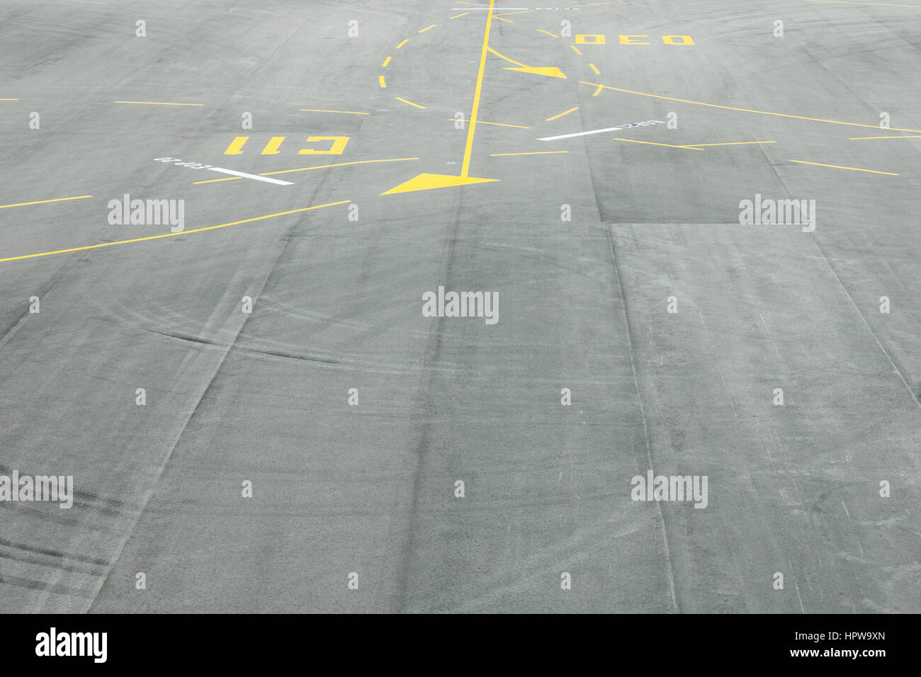 Runway for airplane texture for background in airport Stock Photo - Alamy