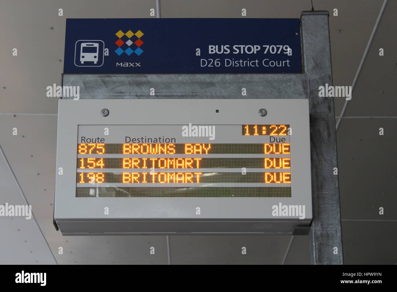 New zealand bus stop hi-res stock photography and images - Alamy