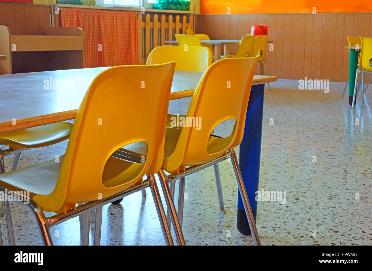 Primary school class room chairs hi-res stock photography and images ...