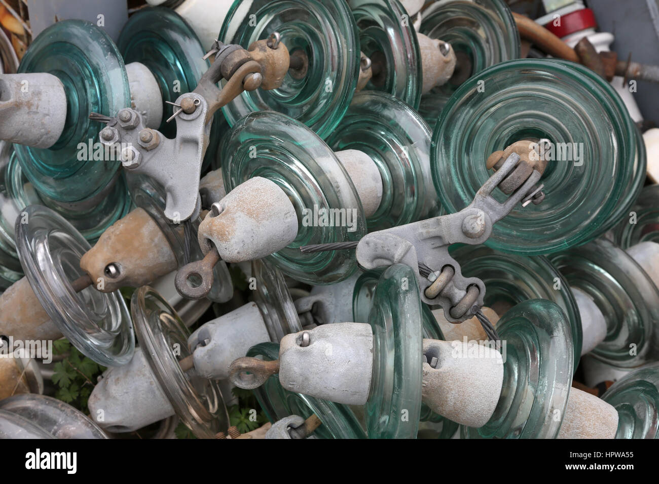 Glass Insulators Repurposed