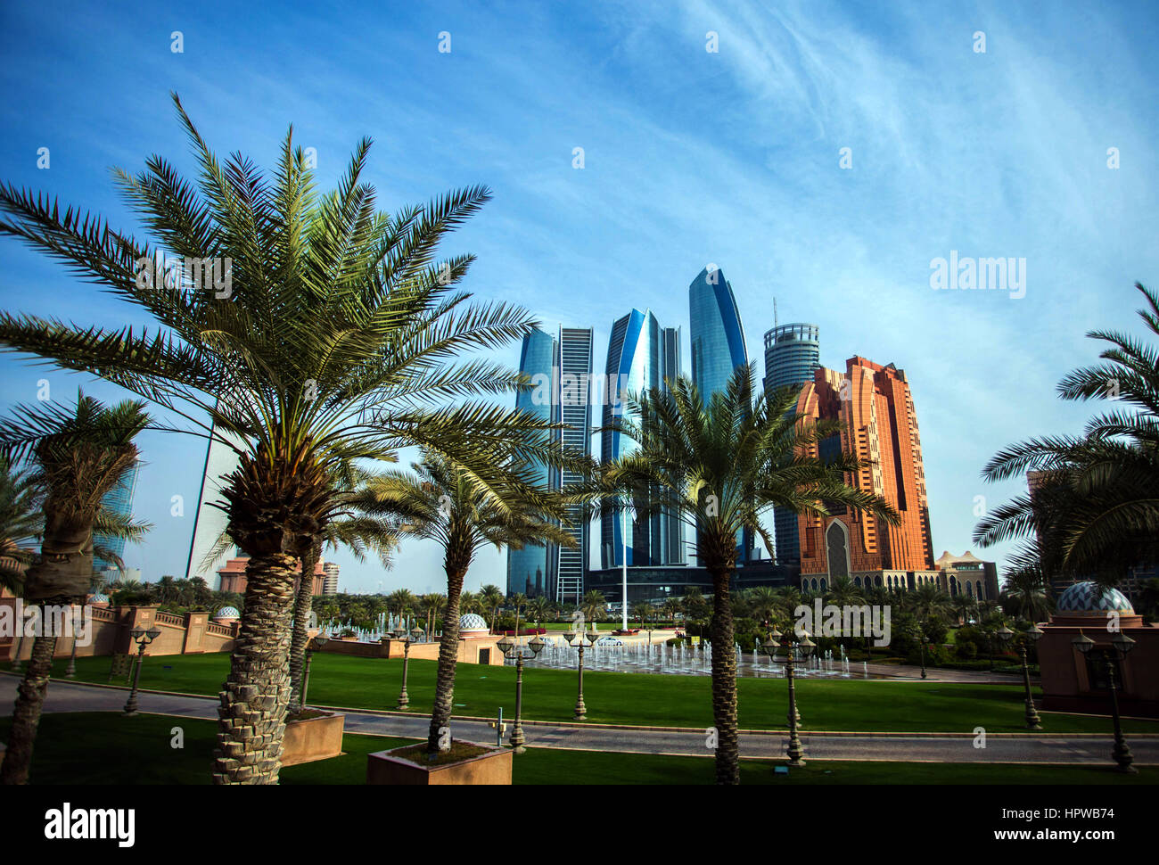 City of Abu Dhabi, Capital of United Arab Emirates Stock Photo - Alamy