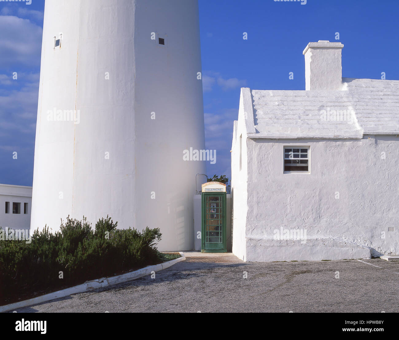 Gibb's Hill Lighthouse and tearooms, Southampton Parish, Bermuda Stock ...