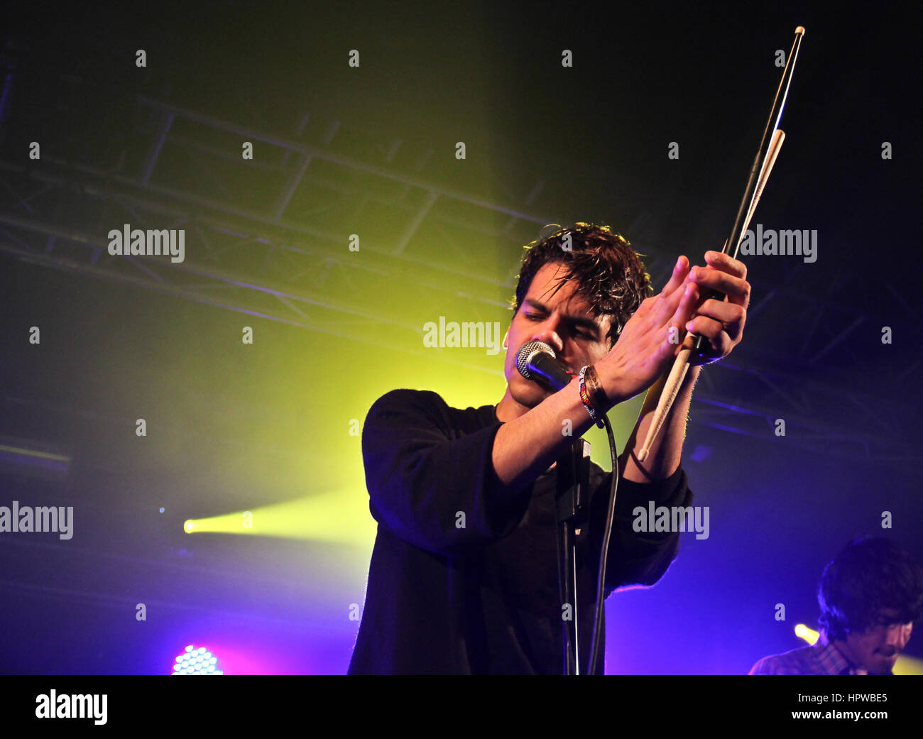 Funeral Party Performing Live In Liverpool May 2011 Stock Photo - Alamy