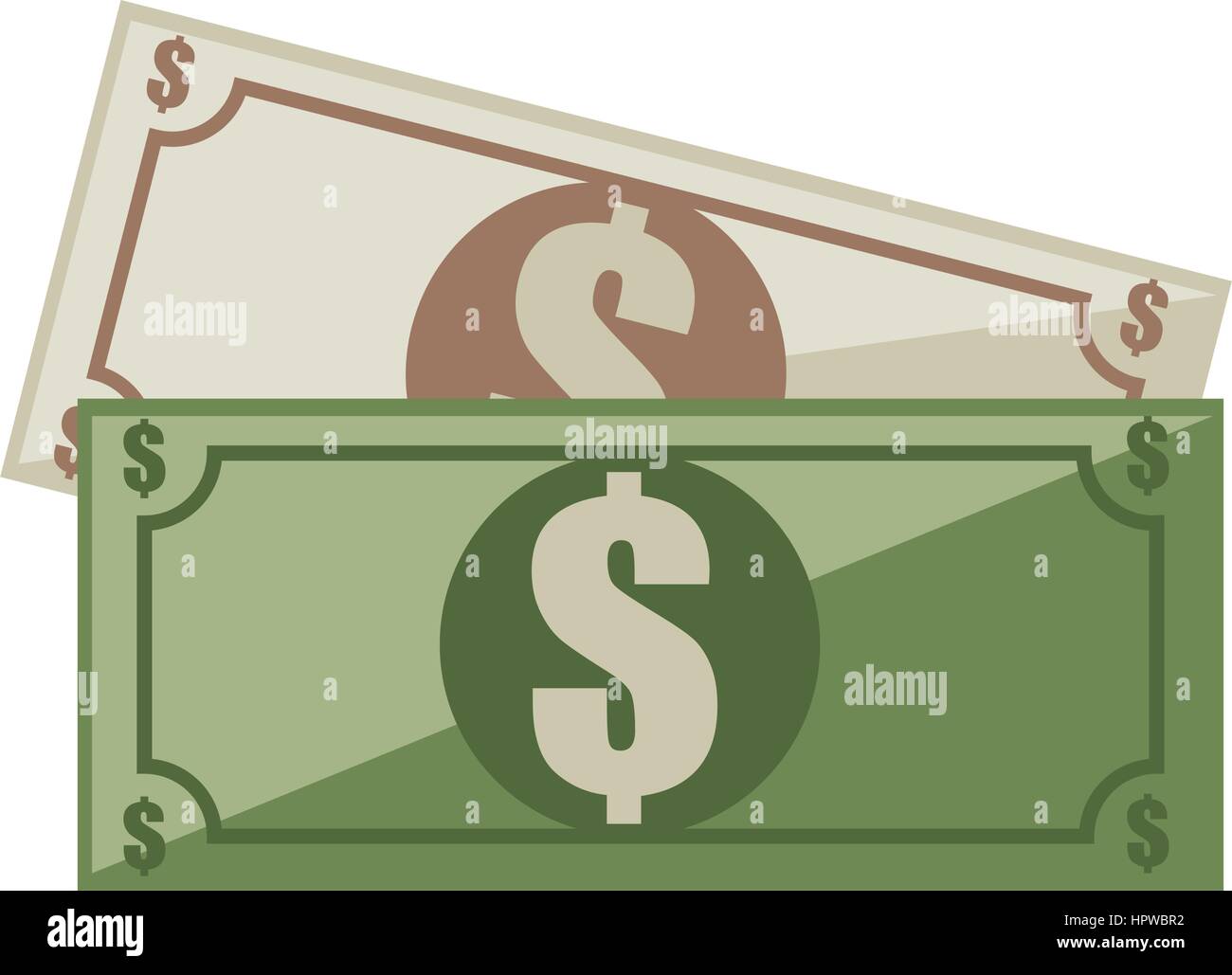 Dollar bill color Stock Vector Images - Alamy