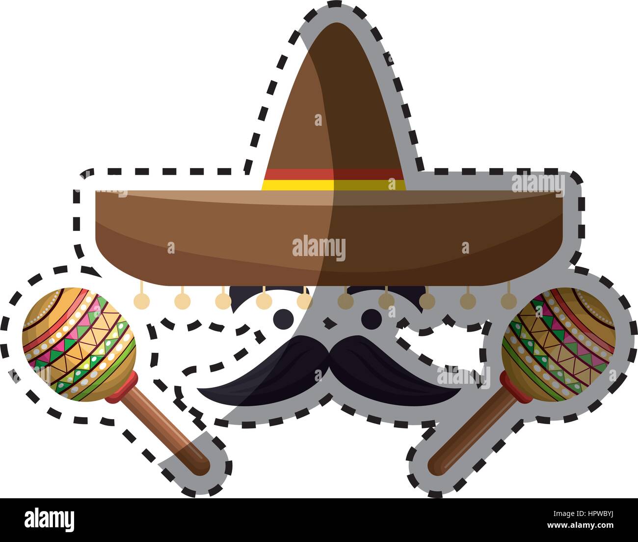 Maraca face hi-res stock photography and images - Alamy