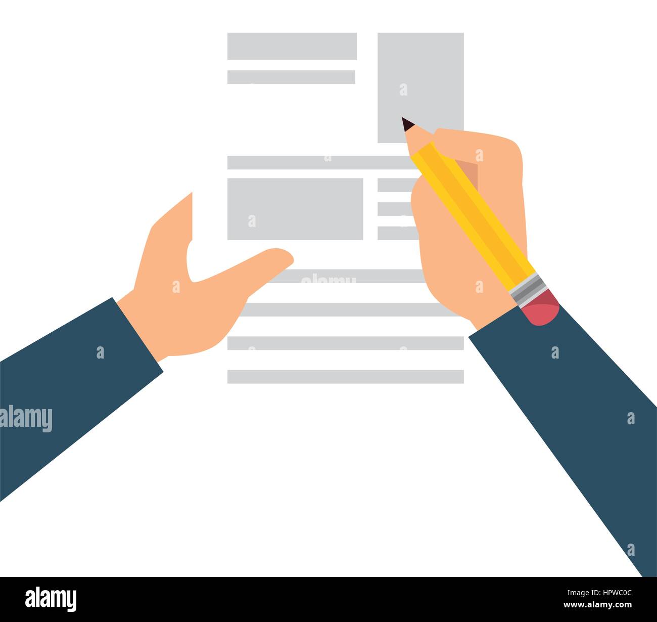 Writing a check Stock Vector Images - Alamy