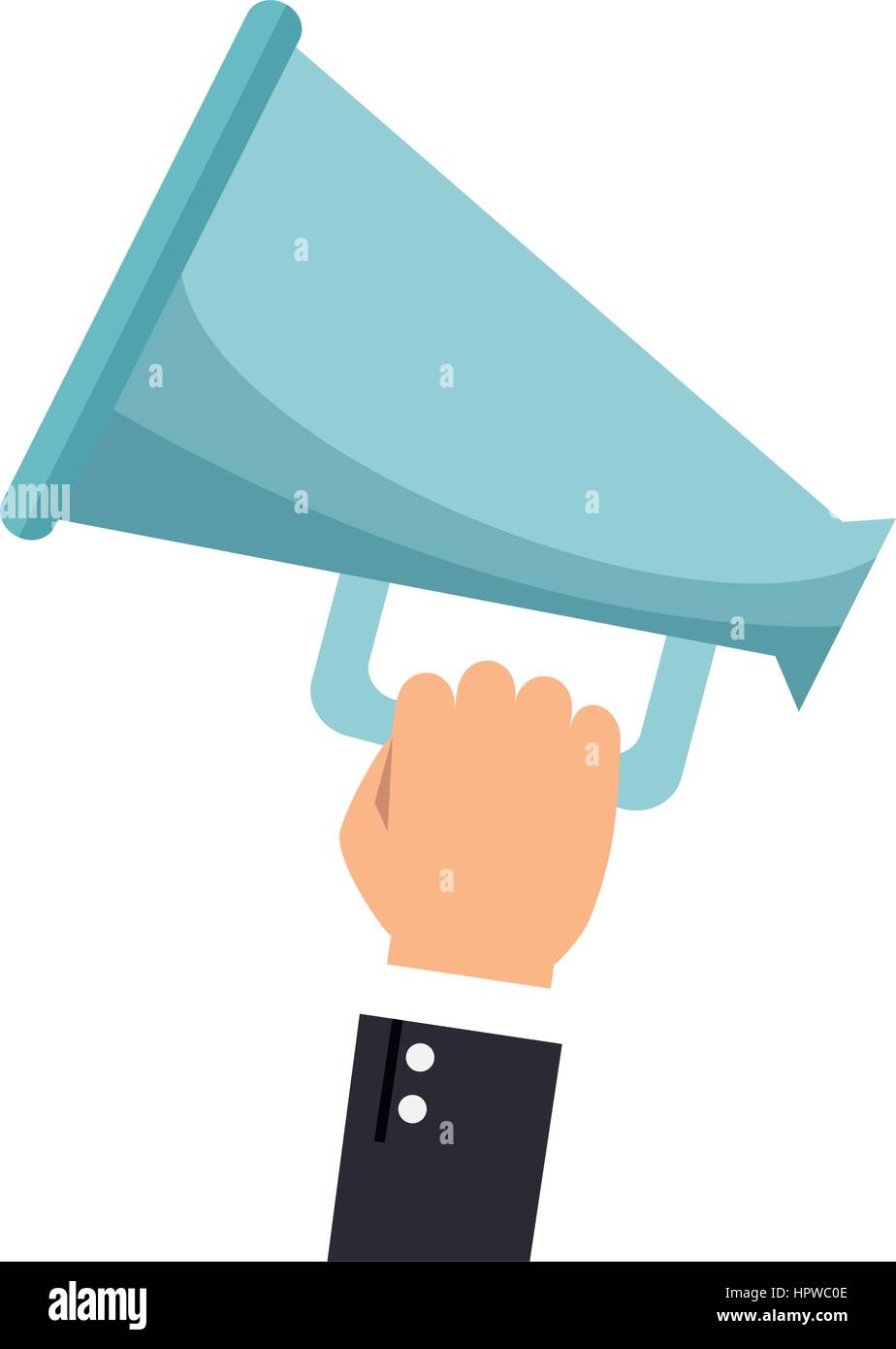 people hand holding megaphone icon Stock Vector Image & Art - Alamy