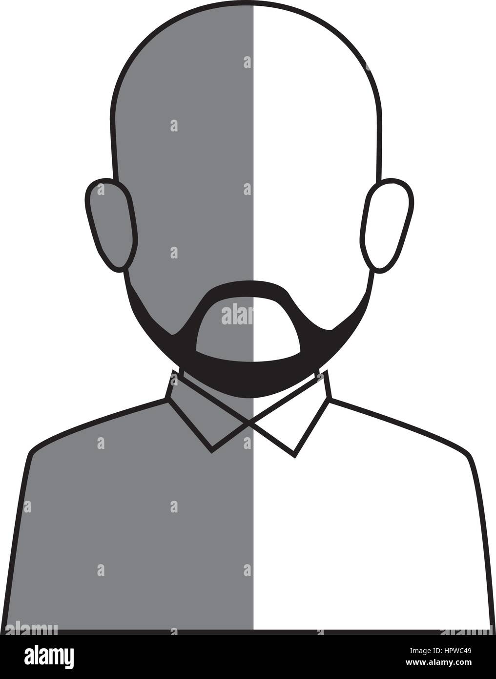 Bald Men With Beard High Resolution Stock Photography and Images - Alamy