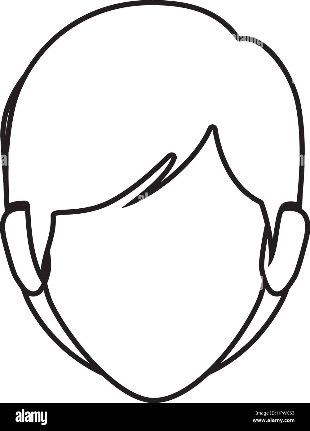 Female front view faceless silhouette hi-res stock photography and ...