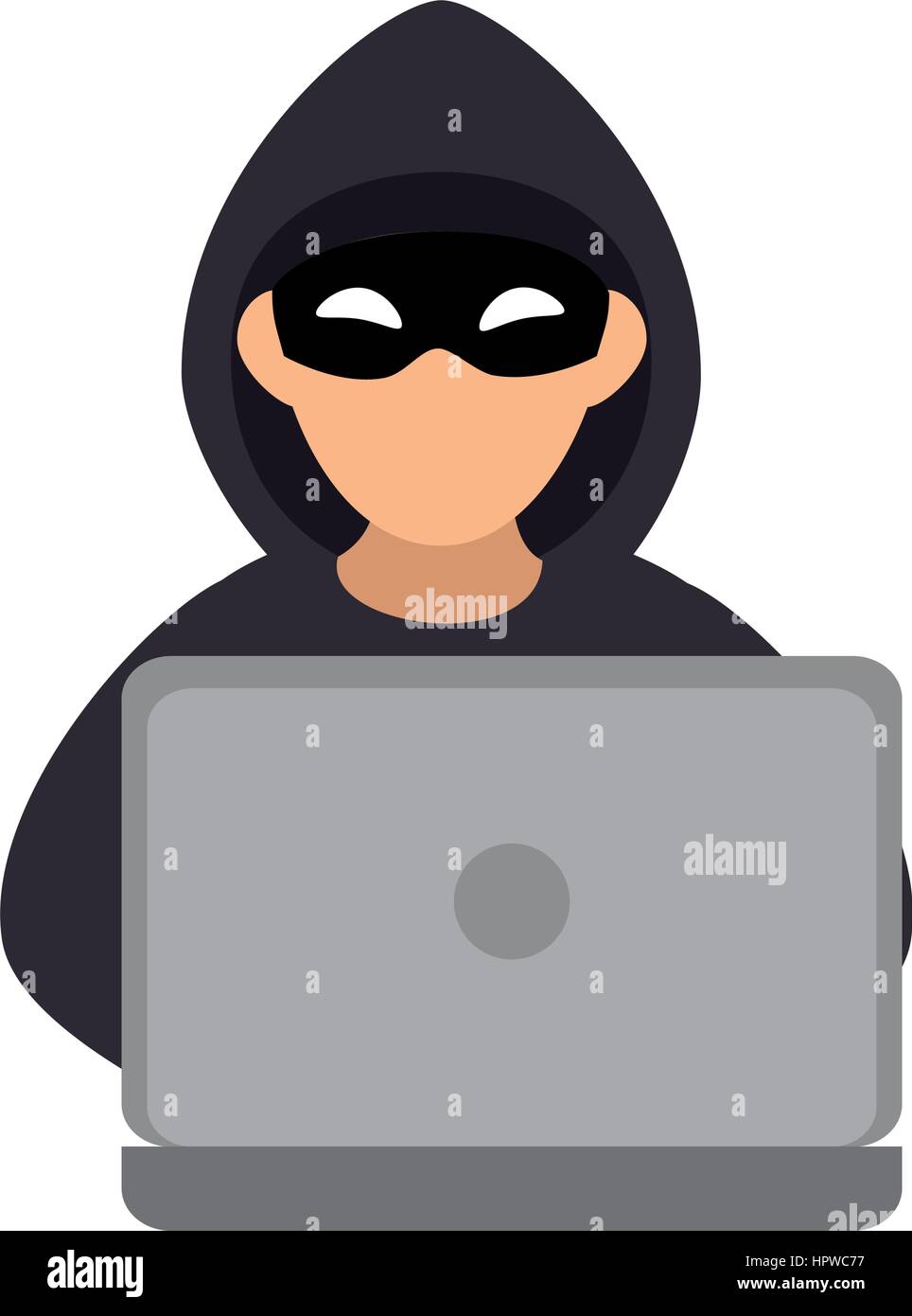 Silhouette man binary data Stock Vector Images - Alamy