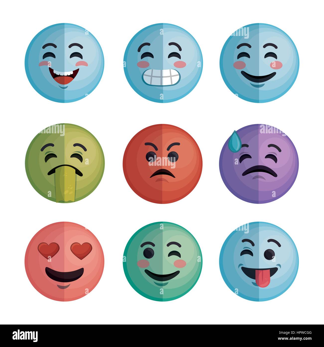 Smilies faces hi-res stock photography and images - Alamy