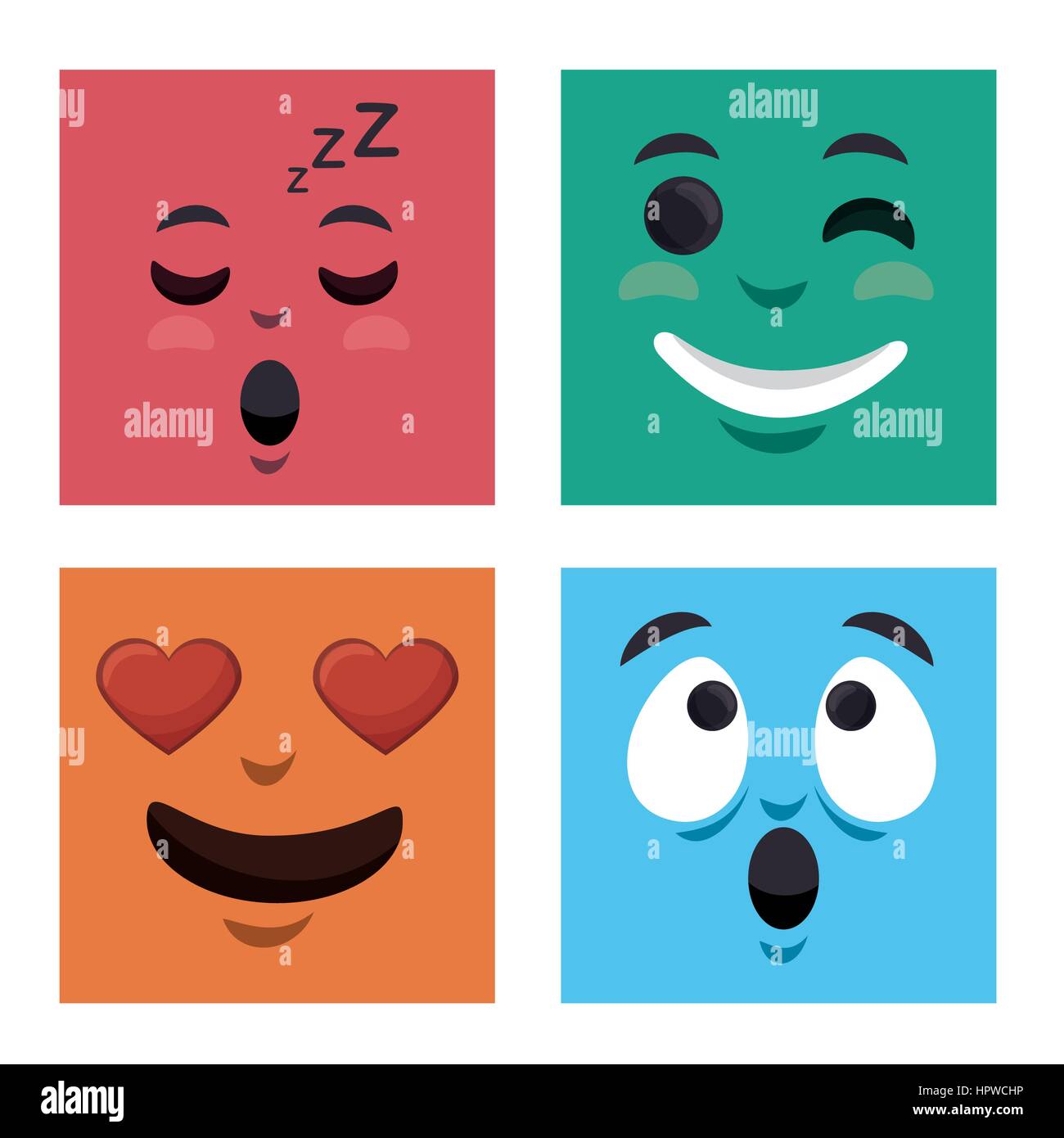 Smilies faces Cut Out Stock Images & Pictures - Alamy