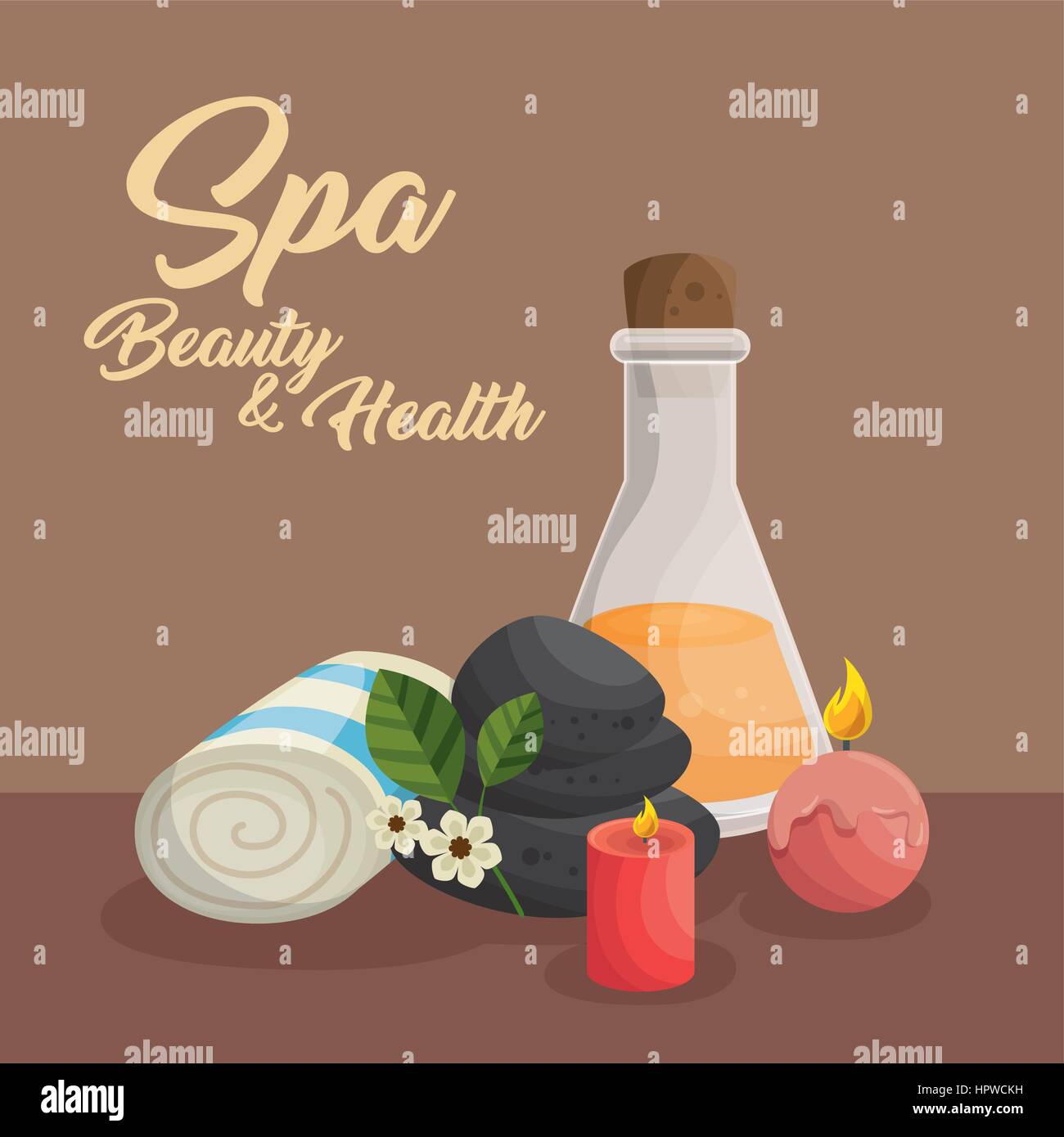 spa beauty and health poster Stock Vector Image & Art - Alamy
