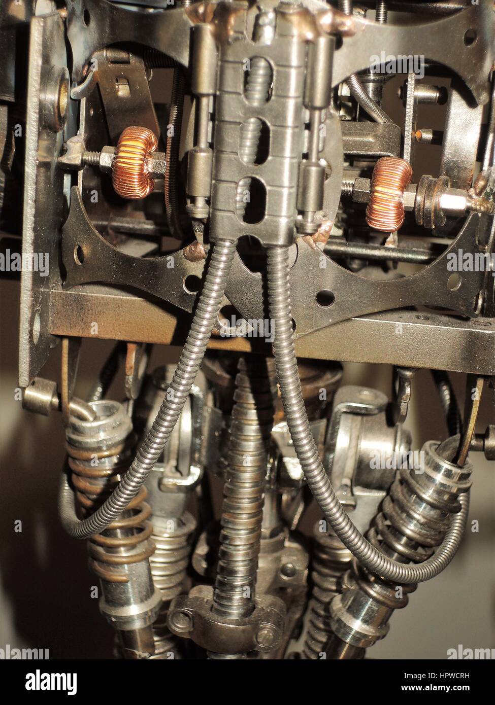 Poles electrical post cables hi-res stock photography and images - Alamy