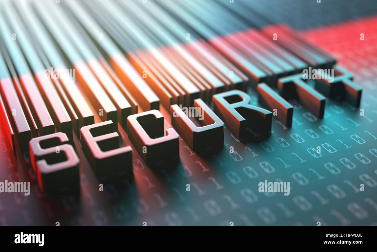 Security barcode, illustration Stock Photo - Alamy