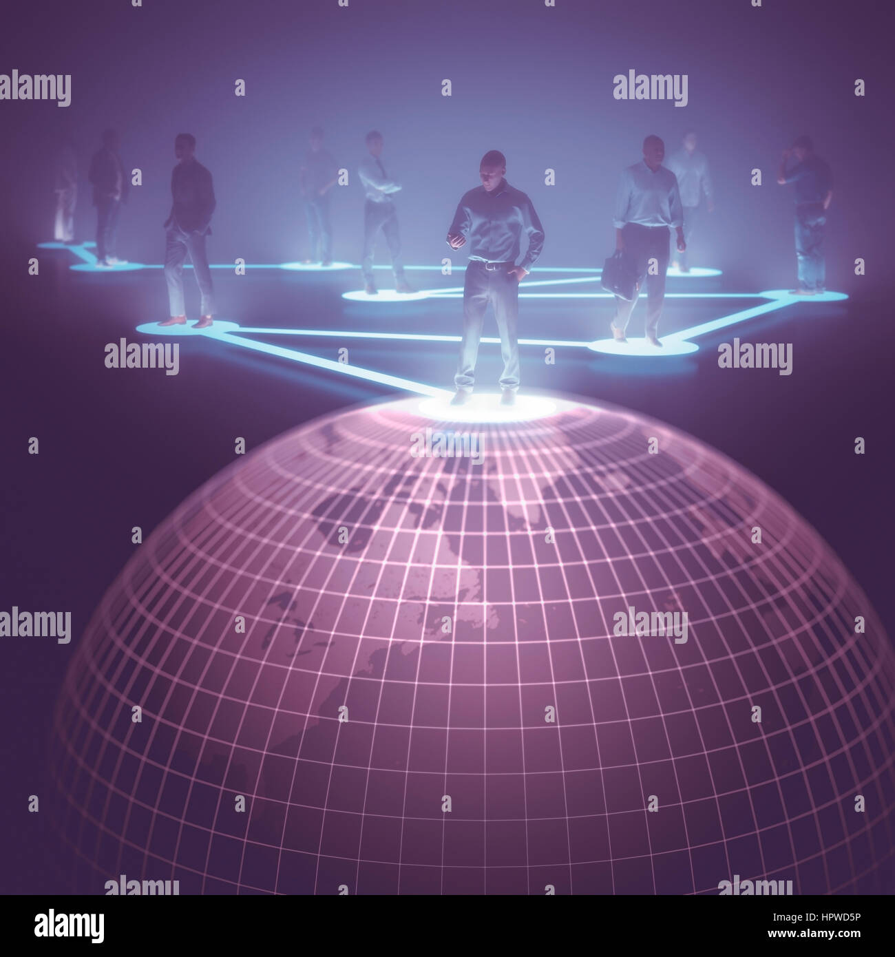 Global business, conceptual illustration Stock Photo - Alamy