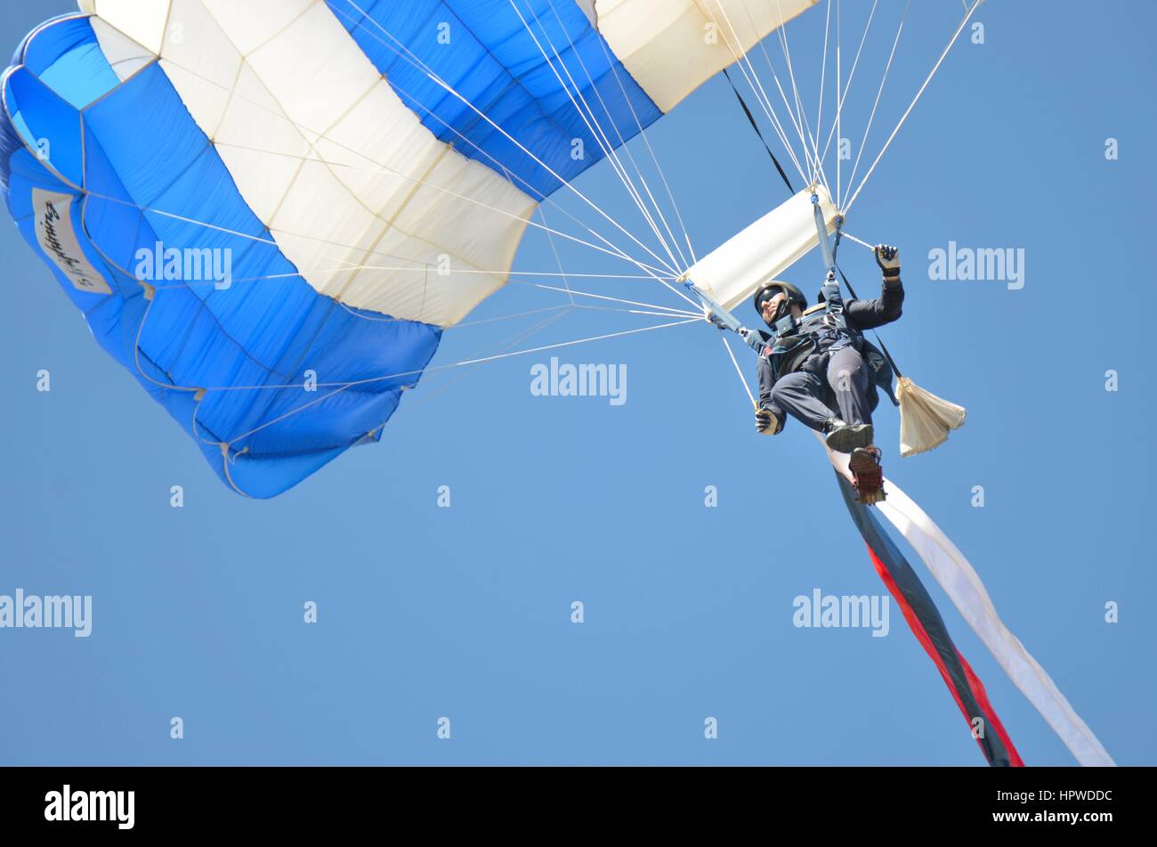 Parachuting and Powered Parachuting Stock Photo - Alamy
