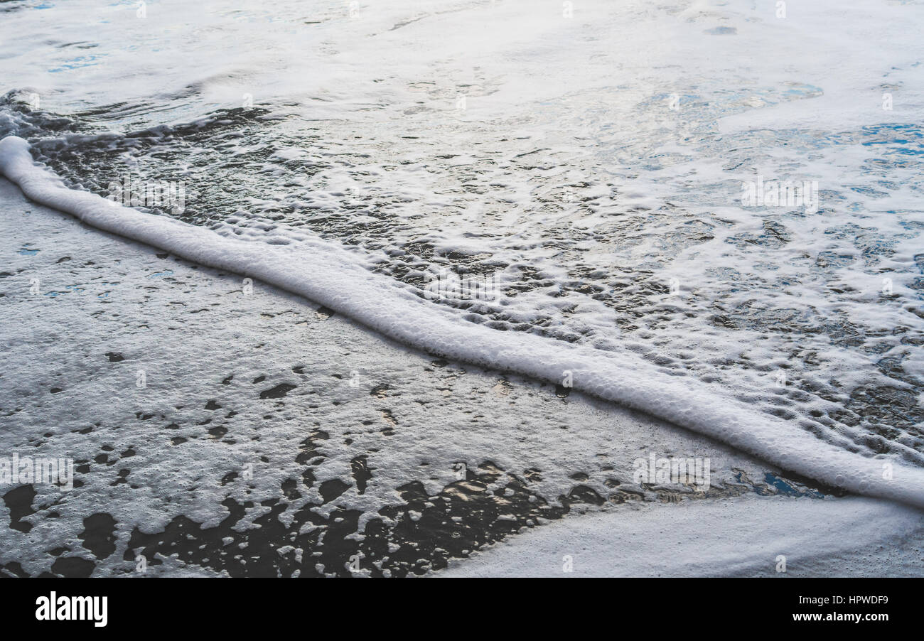 Going swimming in soft summer wave Stock Photo - Alamy