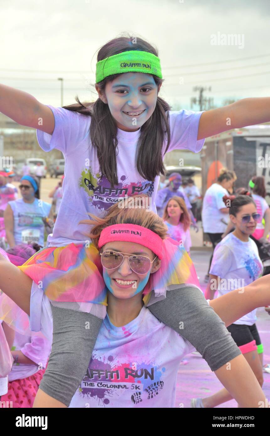 Graffiti Run in Denver Stock Photo - Alamy