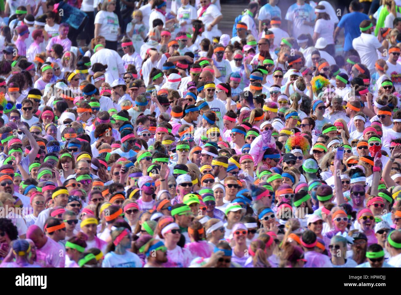 Graffiti Run in Denver Stock Photo - Alamy