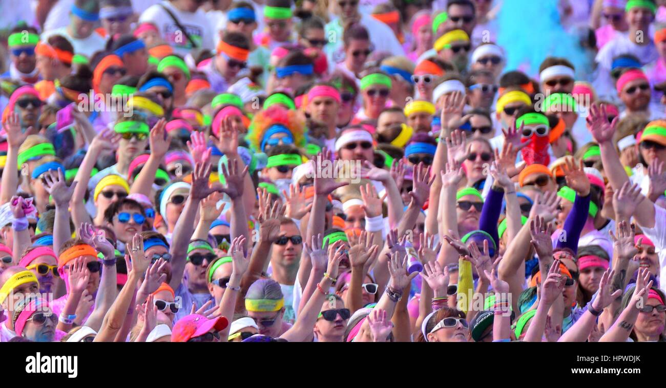 Graffiti Run in Denver Stock Photo - Alamy