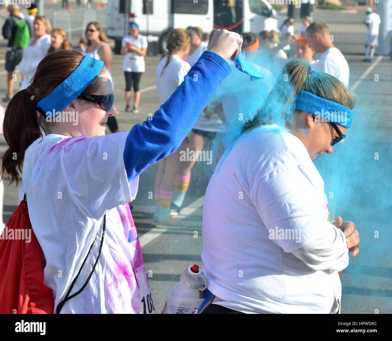Graffiti Run in Denver Stock Photo - Alamy