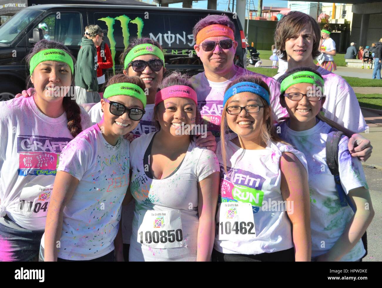 Graffiti Run in Denver Stock Photo - Alamy