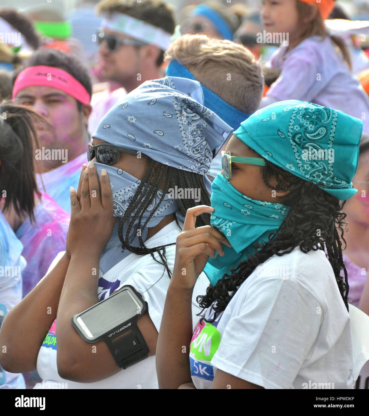 Graffiti Run in Denver Stock Photo - Alamy