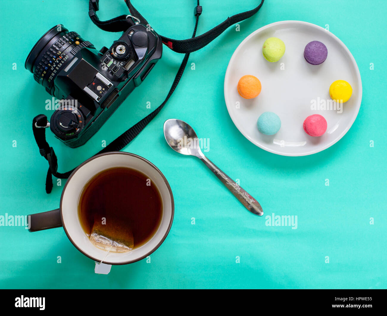 Camera tea photography hi-res stock photography and images - Alamy