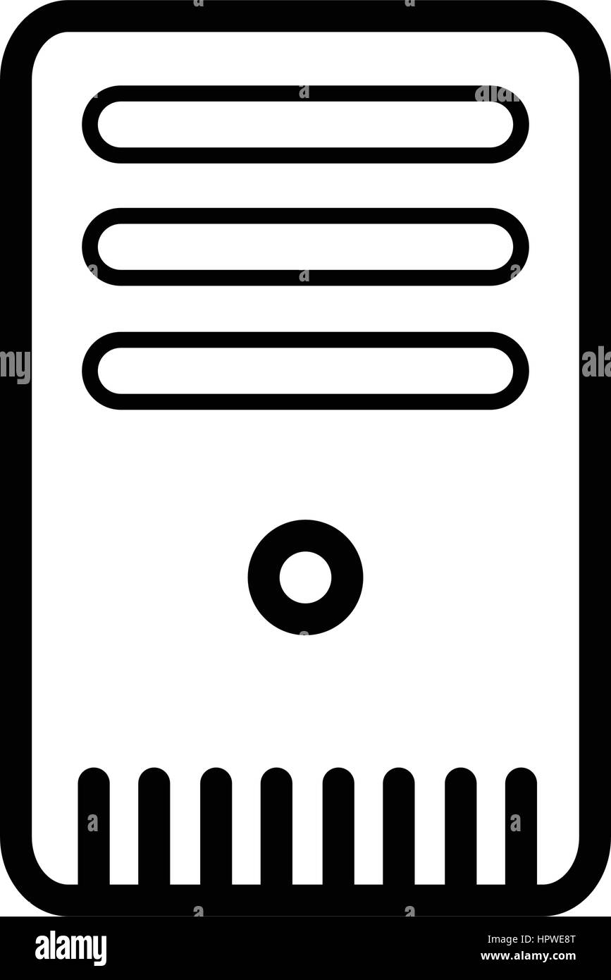 Case computer icon simple Black and White Stock Photos & Images - Alamy