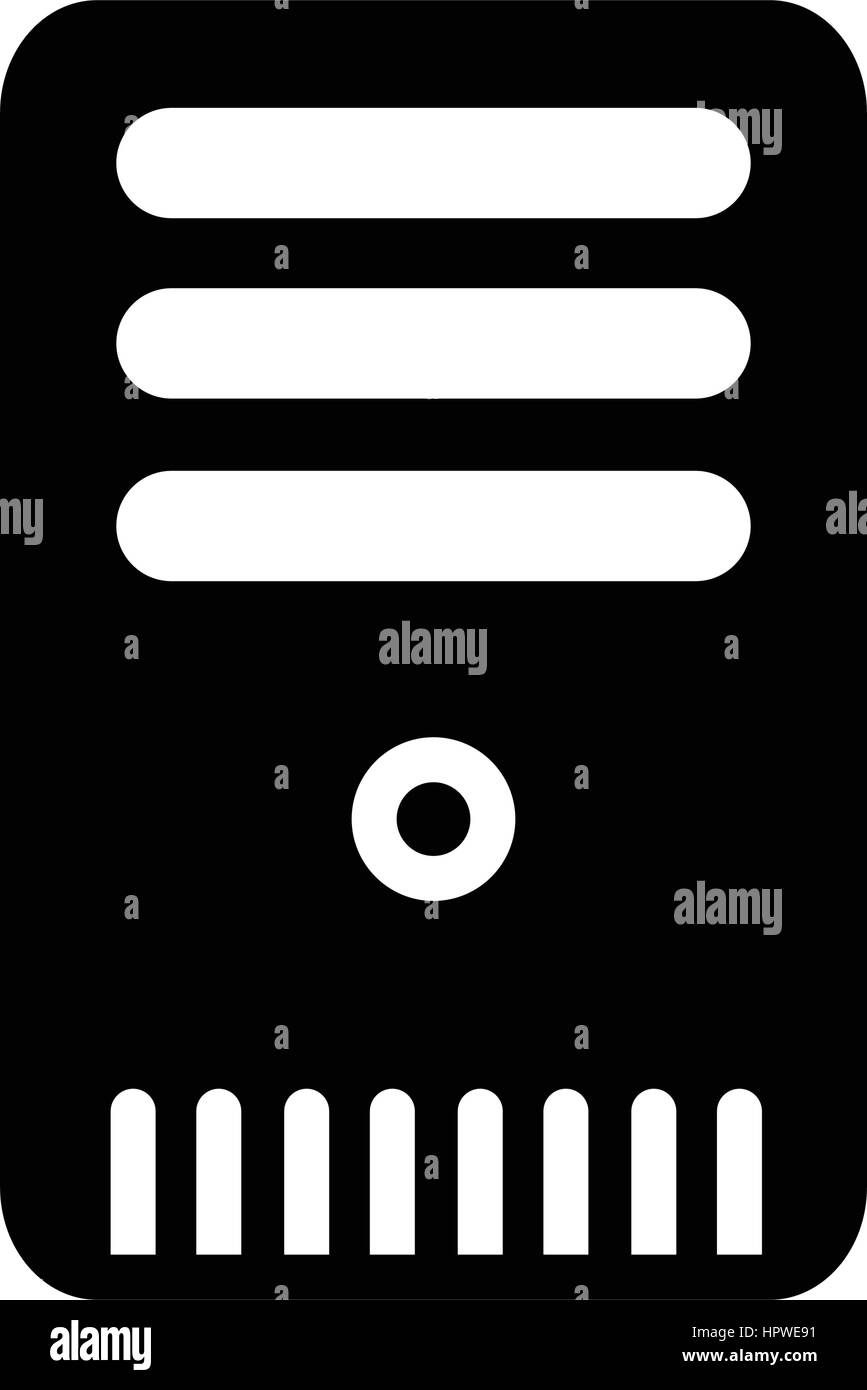 Case of Computer black Stock Vector Image & Art - Alamy