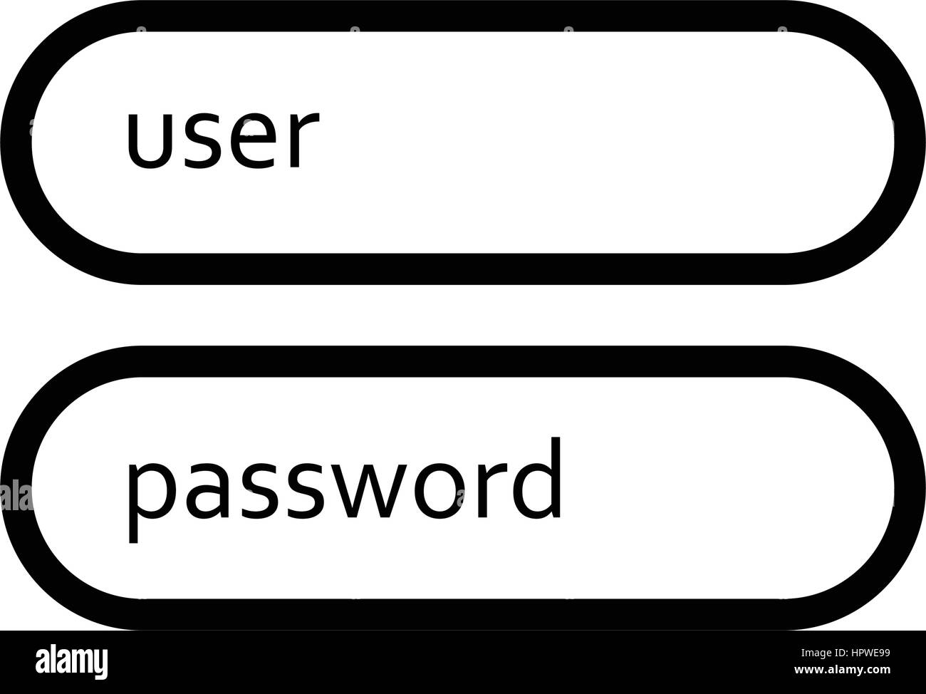 Member Login icon line Stock Vector Image & Art - Alamy