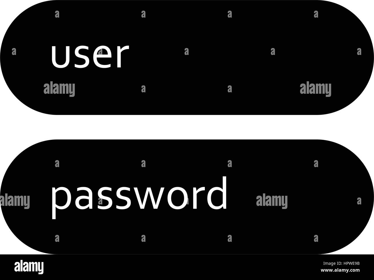 Member Login icon black Stock Vector Image & Art - Alamy