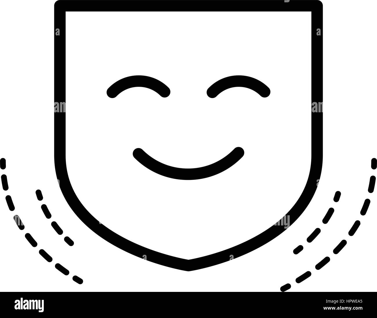 Woman red face mask Stock Vector Images - Alamy