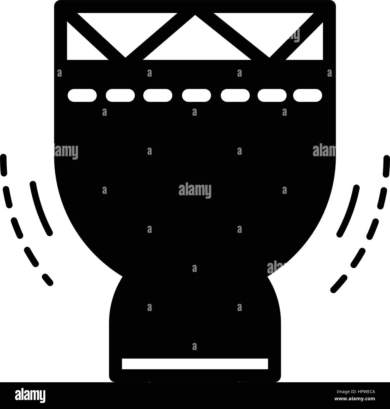 tom-tom drum icon black color Stock Vector Image & Art - Alamy