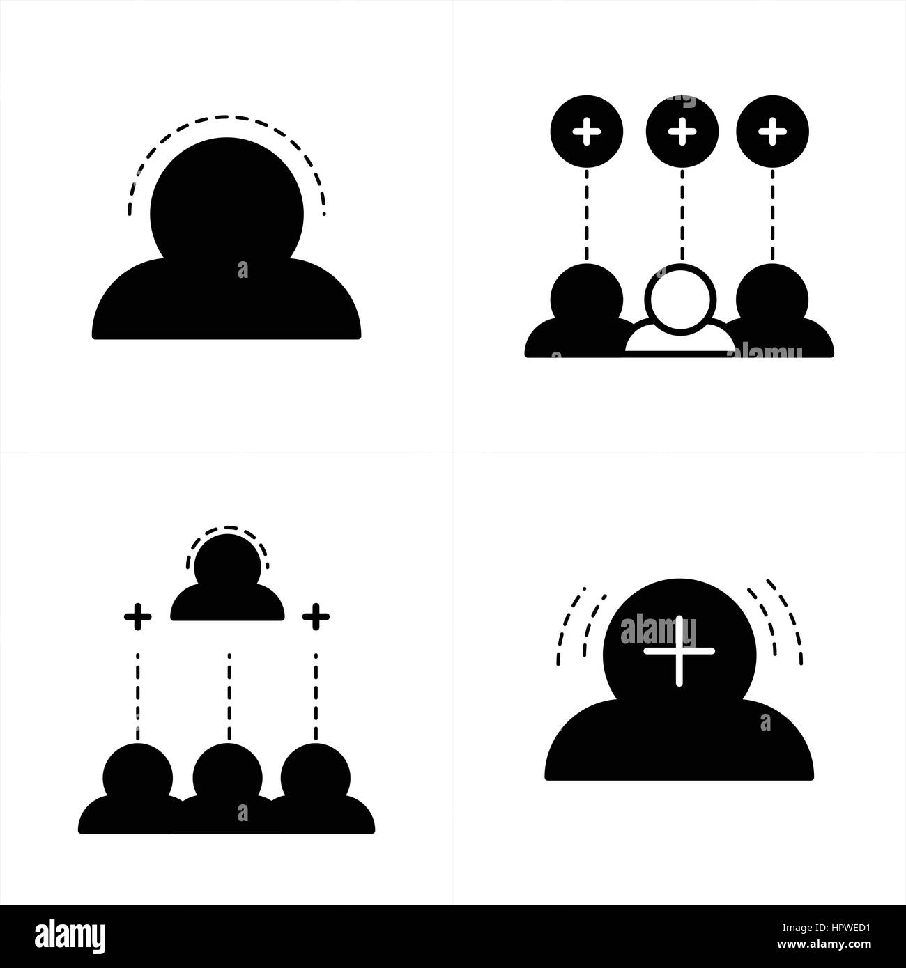 Positive thinking icon vector Cut Out Stock Images & Pictures - Alamy