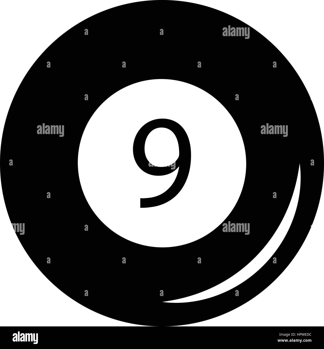 8 ball vector Black and White Stock Photos & Images - Alamy