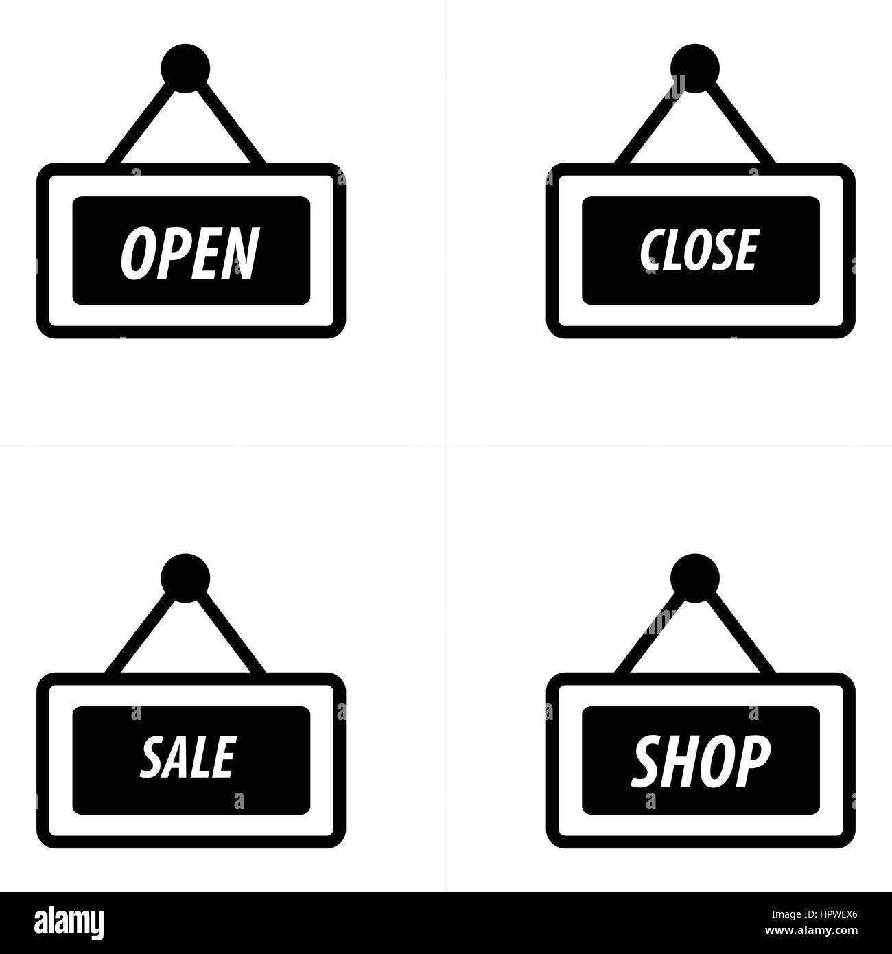 price tag icon shop set Stock Vector Image & Art - Alamy