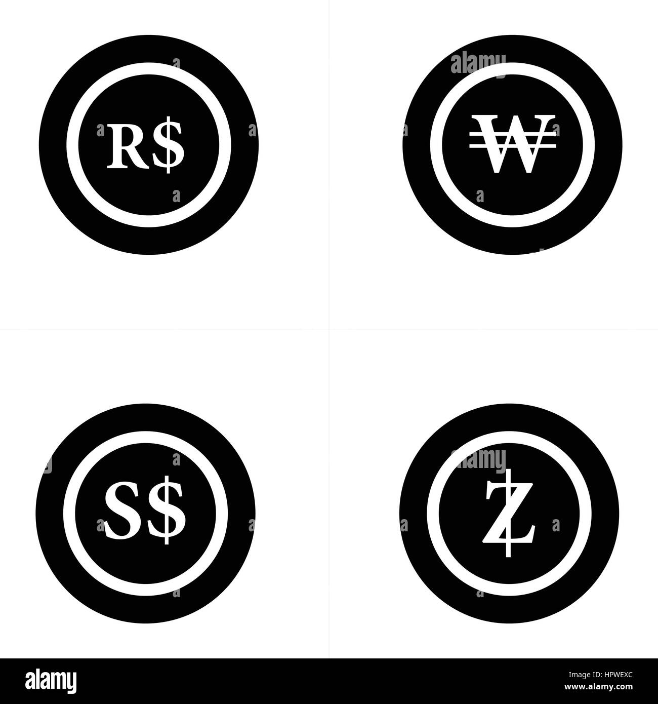 Brasil real Stock Vector Images - Alamy