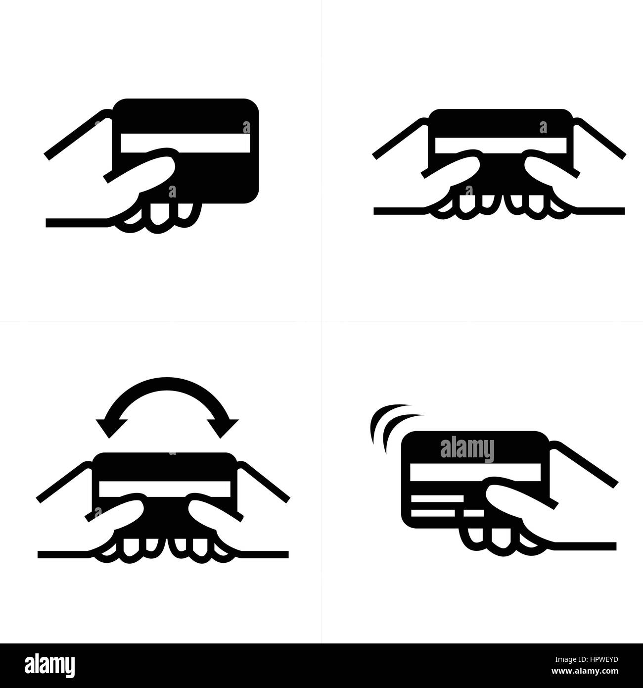 Atm card hand Black and White Stock Photos & Images - Alamy