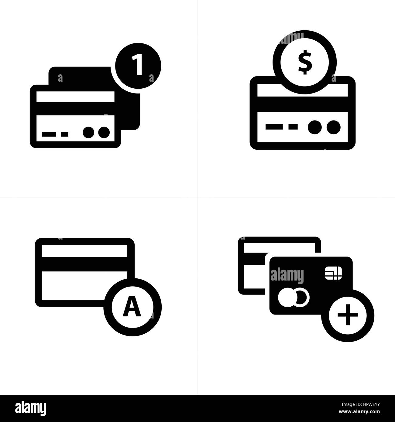 Credit card speech bubble Stock Vector Images - Alamy