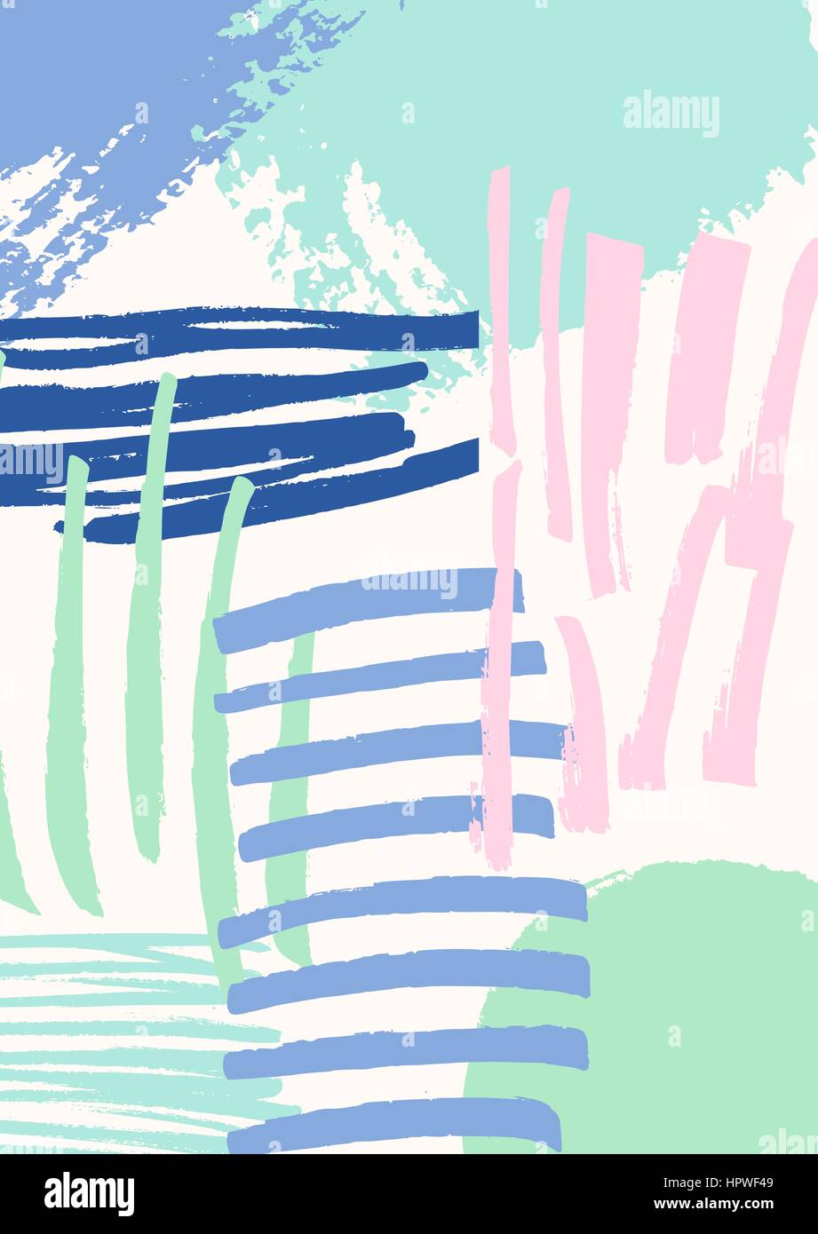 Abstract composition in white green Stock Vector Images - Alamy